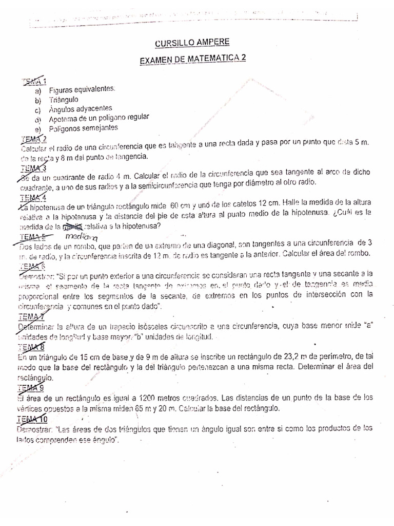 Geo Plana Ejercicios | PDF