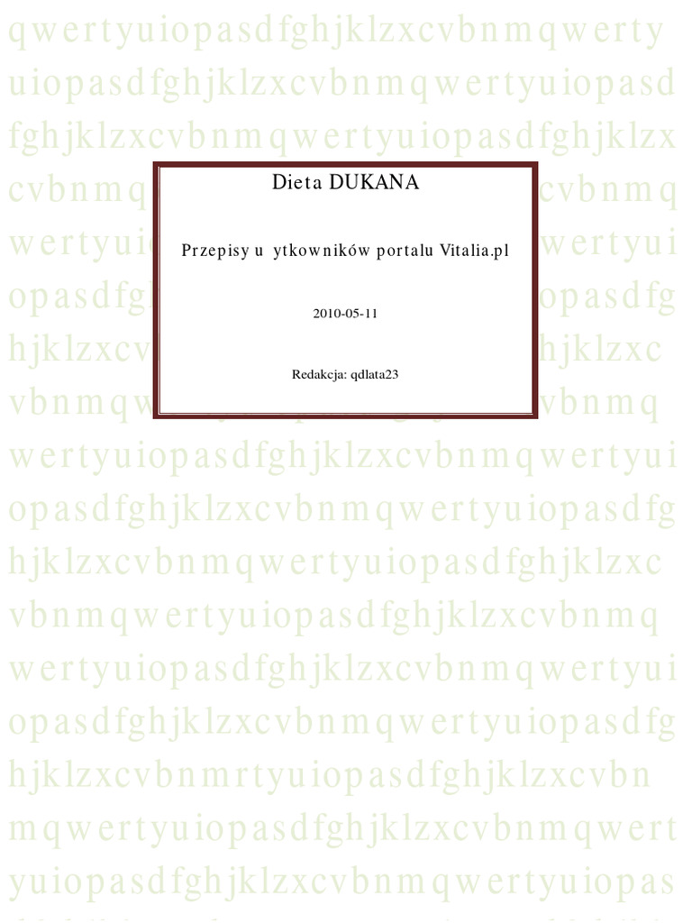 Dieta Dukana | PDF