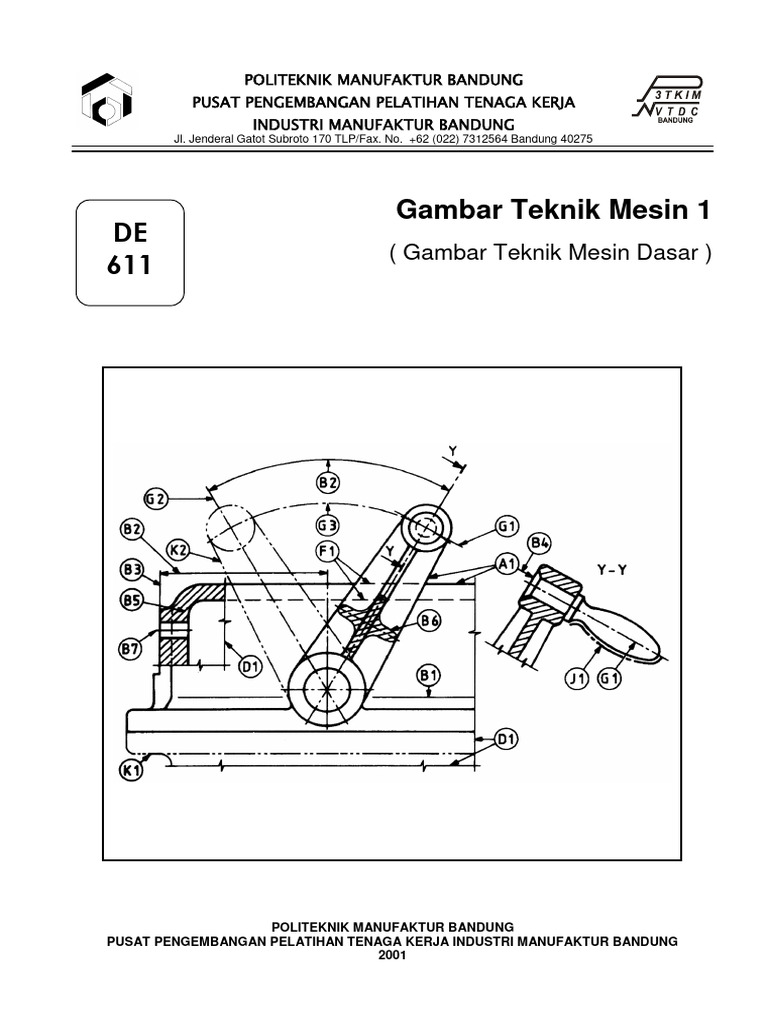 Modul Praktik Gambar Teknik Mesin | PDF | Komputer