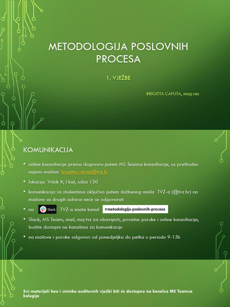 MPP - 1 Vjeºbe - 2021 | PDF