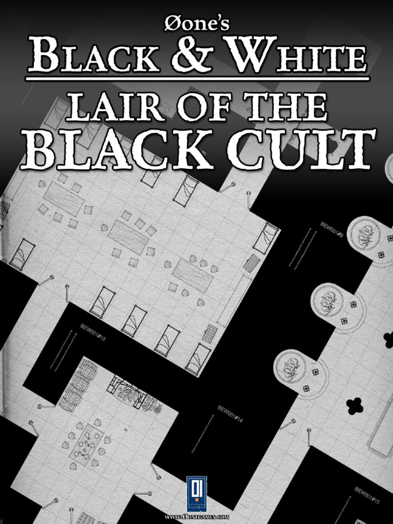 RPG Miniature Tiles: Black Cult Lair | PDF | Books