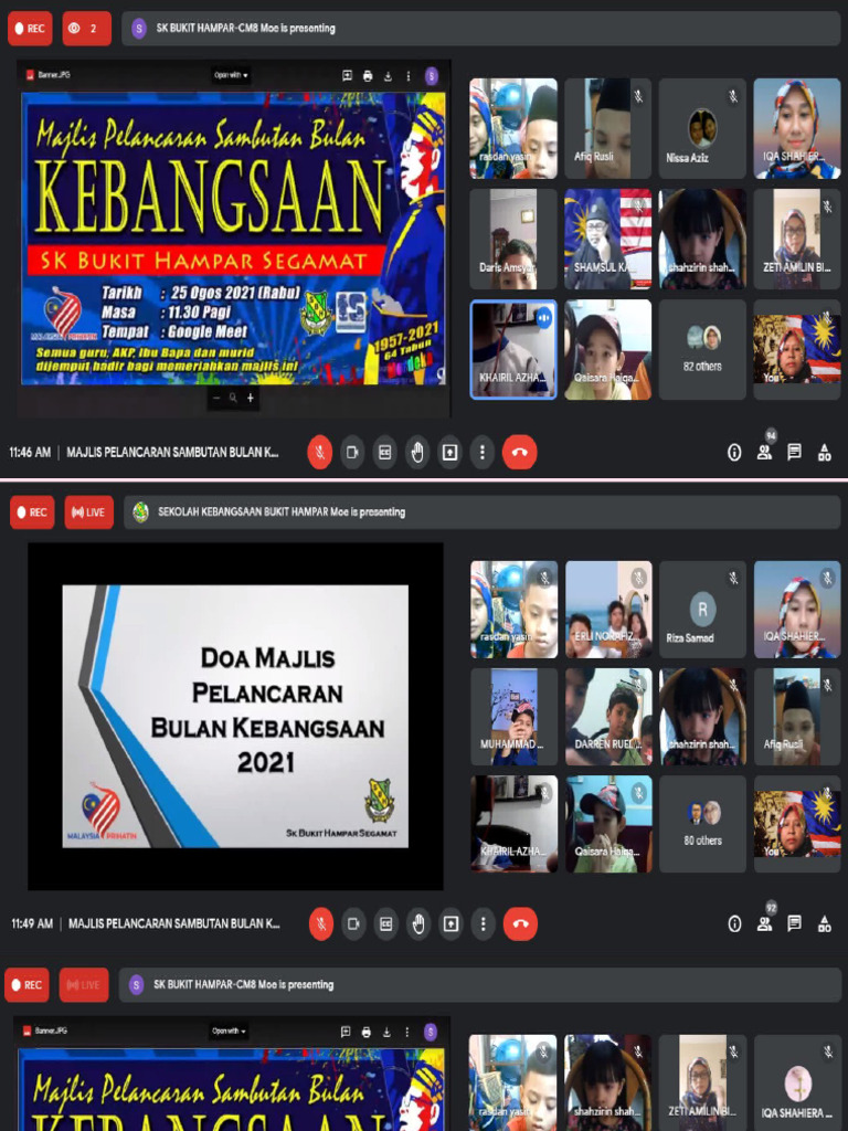 Majlis Sambutan Bulan Kemerdekaan 2021 | PDF