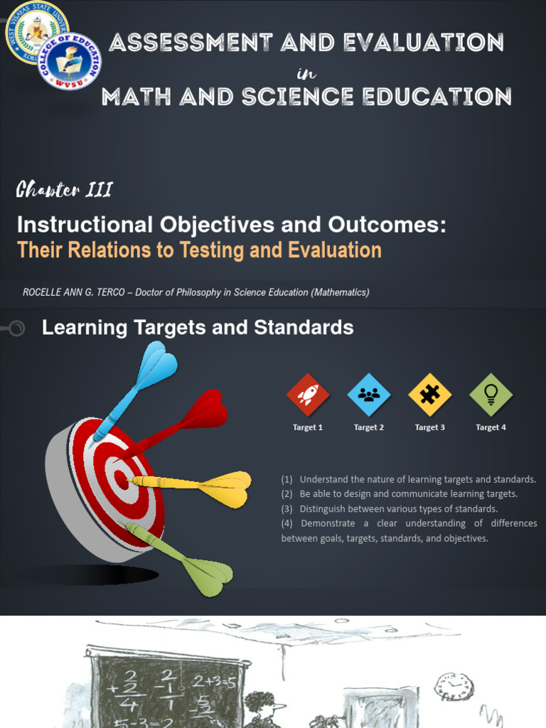 4 - Chapter 3.1 Learning Targets and Standards - TERCO, R. | PDF ...