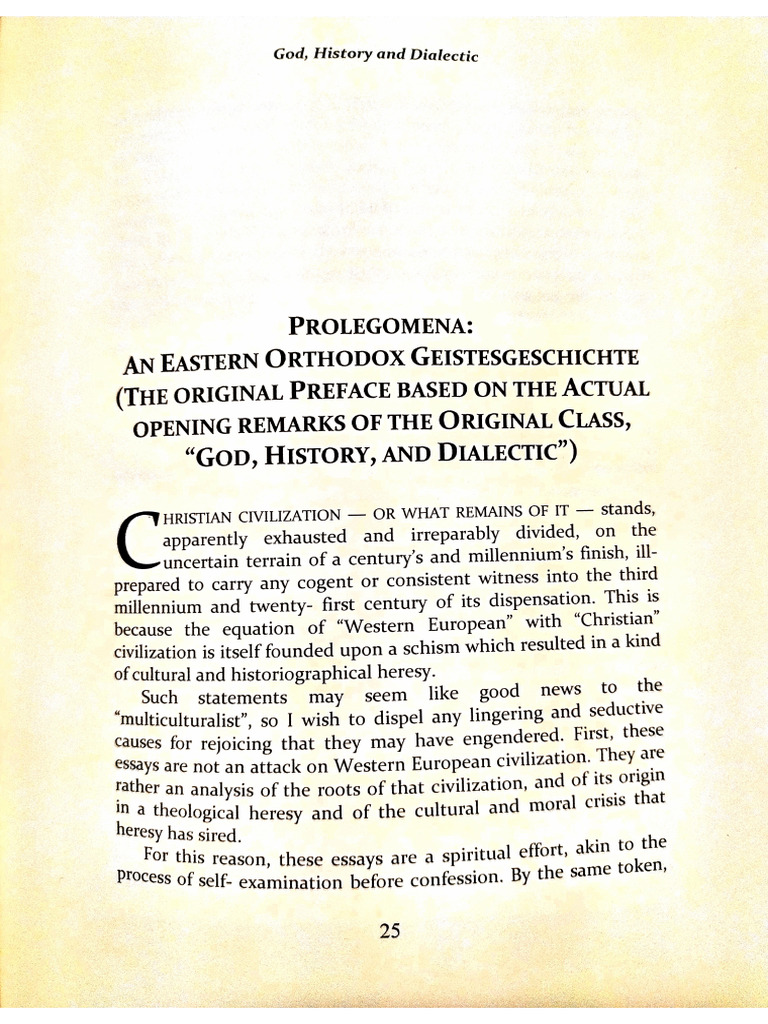 Prolegomena - GHD Vol. I | PDF