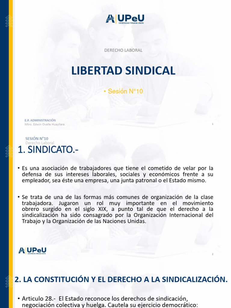 SINDICATOS | PDF | Sindicato | Derecho laboral
