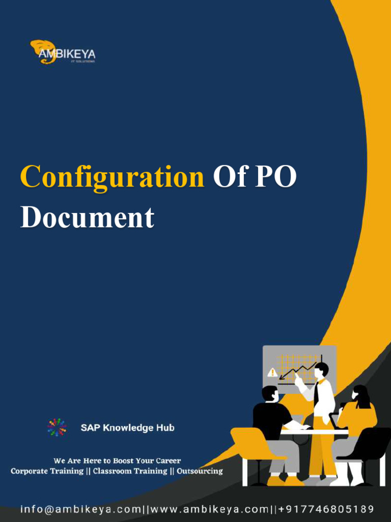 Configuration of PO Document | PDF | Computing | Information Technology