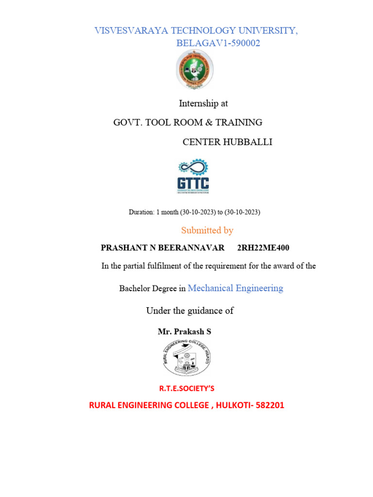 GTTC Report | PDF | Engineering