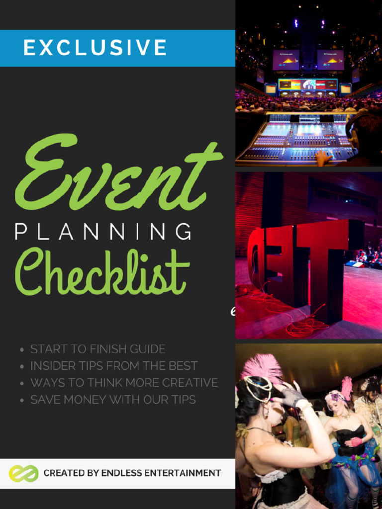 Event Planning Checklist | PDF | Social Media | Popular Culture & Media ...