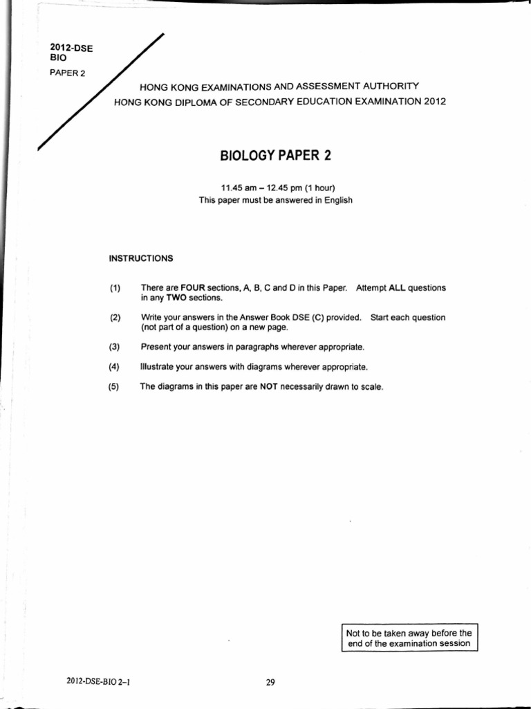 2012 Dse Phy MS e | PDF | Plasmid | Dna