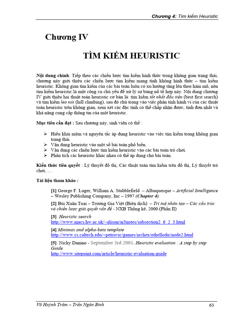 CHNG 4 Tim Kim Heuristic | PDF