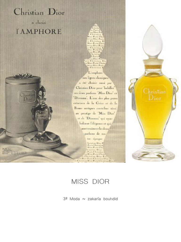 Miss Dior: Historia y Notas Olfativas | PDF | Perfume