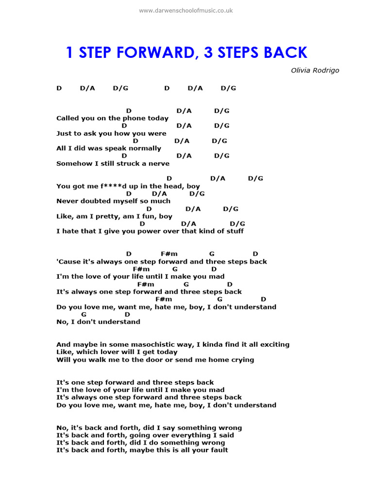 1 Step Forward, 3 Steps Back | PDF