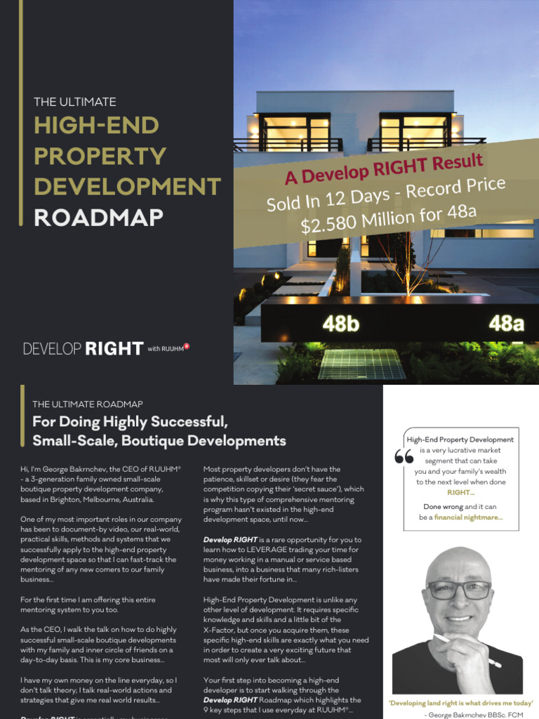 The Ultimate High End Property Development Roadmap-4585281 | PDF ...