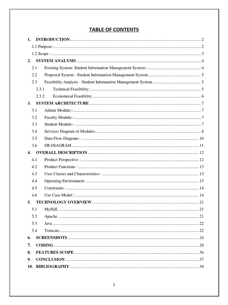 Student Information Management System | PDF | Conceptual Model | Databases