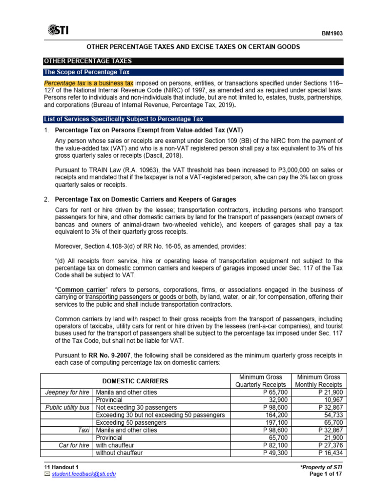 11 Handout 1 | PDF | Insurance | Taxes