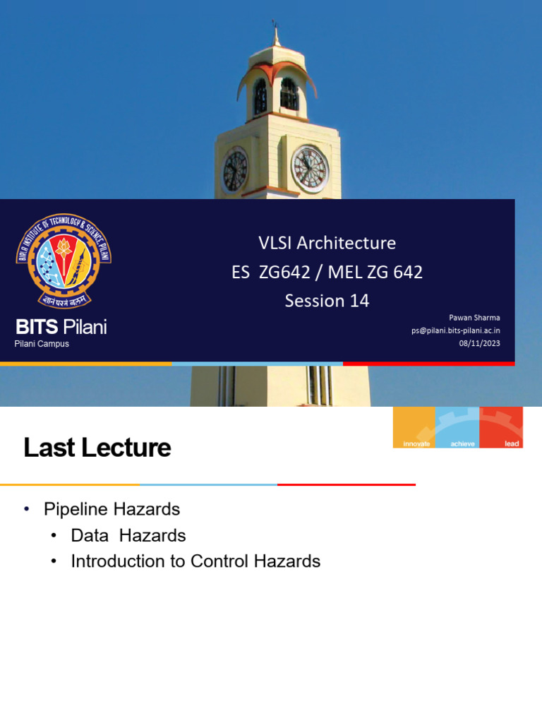 Lec14 Control Hazards | Download Free PDF | Computing | Computer Hardware