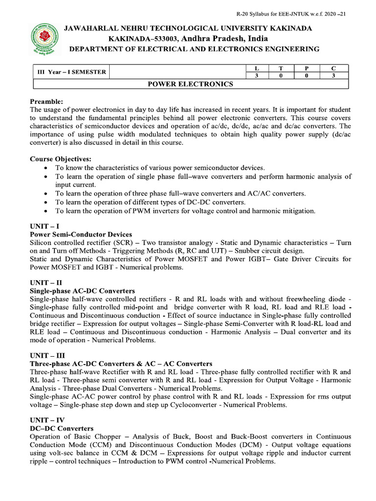 R20 Pe Syllabus | PDF