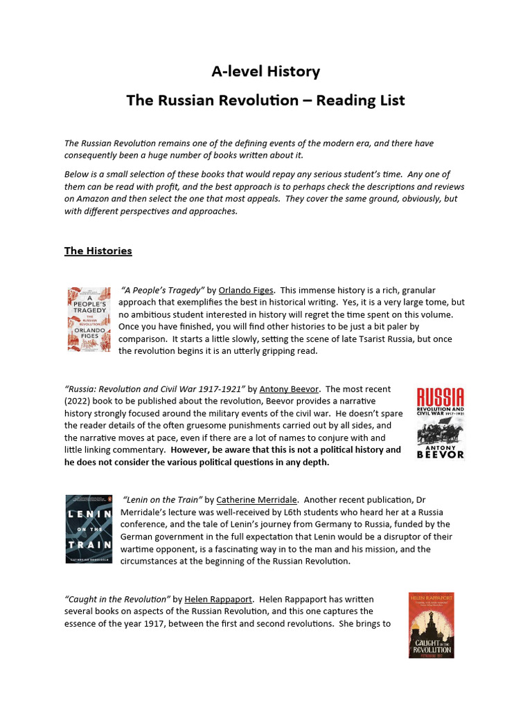 Russian Rev Reading | PDF | Russian Revolution | Joseph Stalin