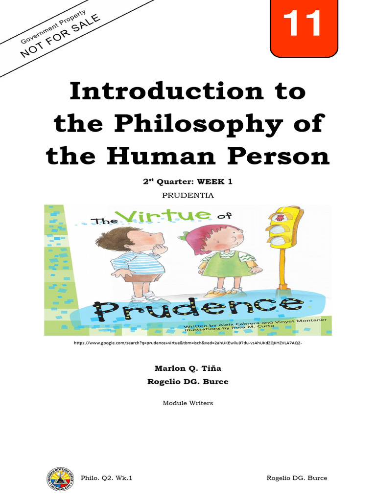 Philosophy of The Human Person Q2 Week 1 | PDF | Prudence | Truth