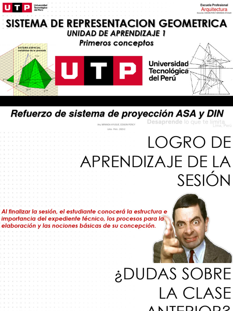 S04.s1 - Refuerzo de Sistema de Proyección ASA y DIN | PDF | Geometría ...
