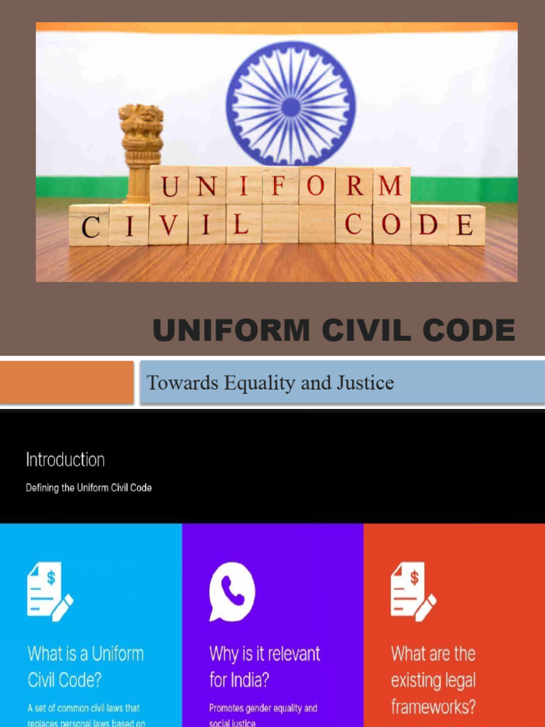 Uniform Civil Code: A Path to Equality | PDF