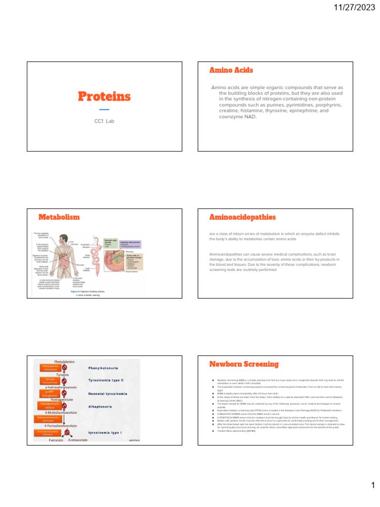 Prooteins CC Lab | PDF | Gel Electrophoresis | Clinical Medicine