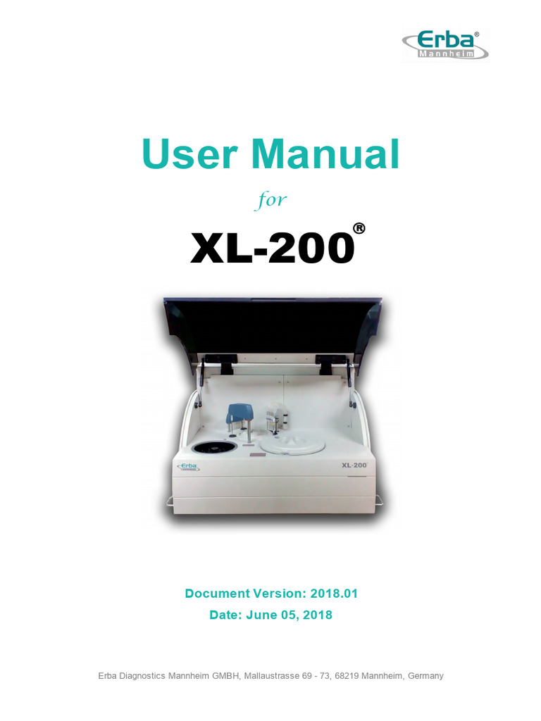 User Manual For XL-200 - v2018.01 | PDF | Personal Computers | Computing