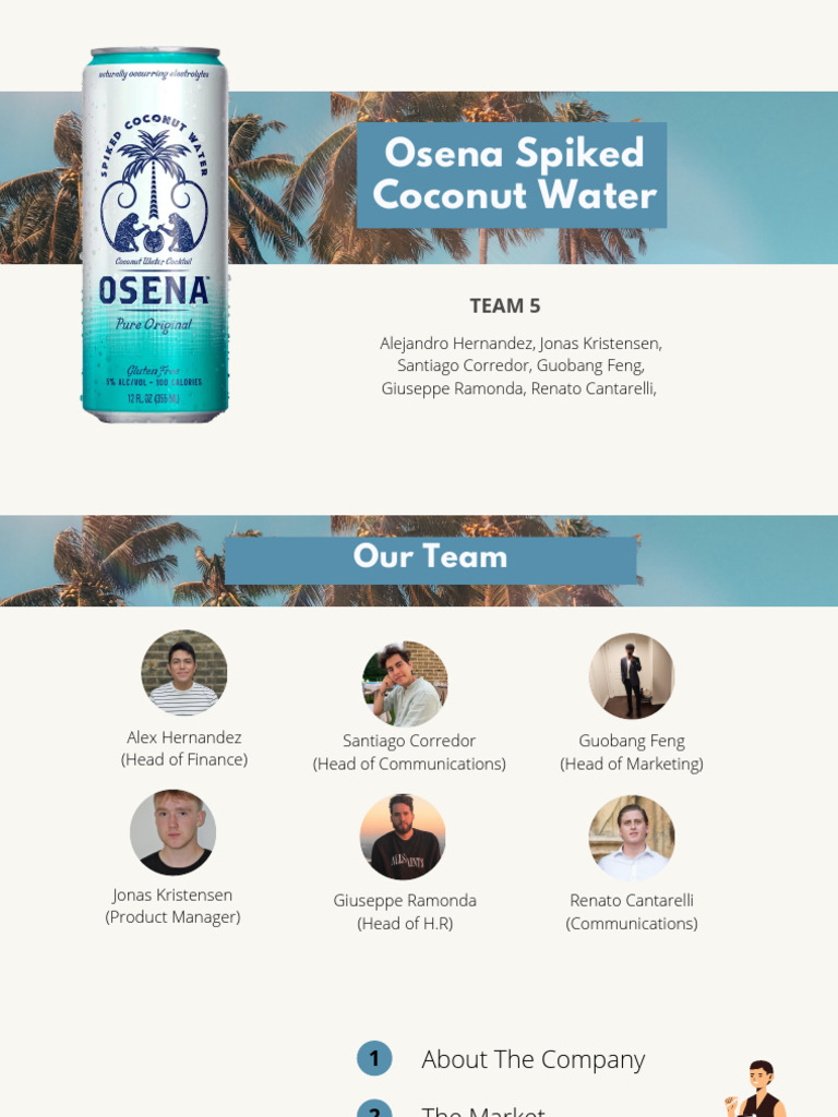Osena Sparking Coconut Water | PDF | Economies