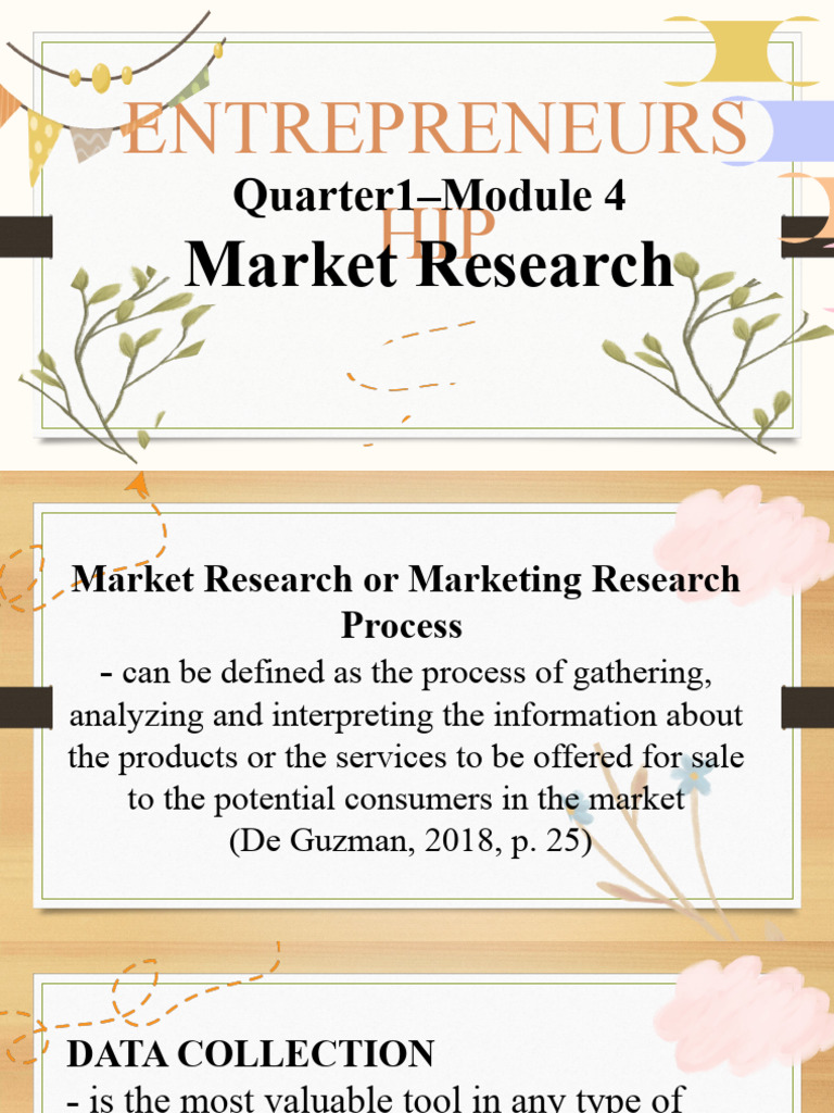 Quarter 1 Module 4 | PDF | Focus Group | Marketing Research