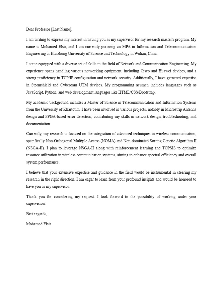 Dear Professor | PDF