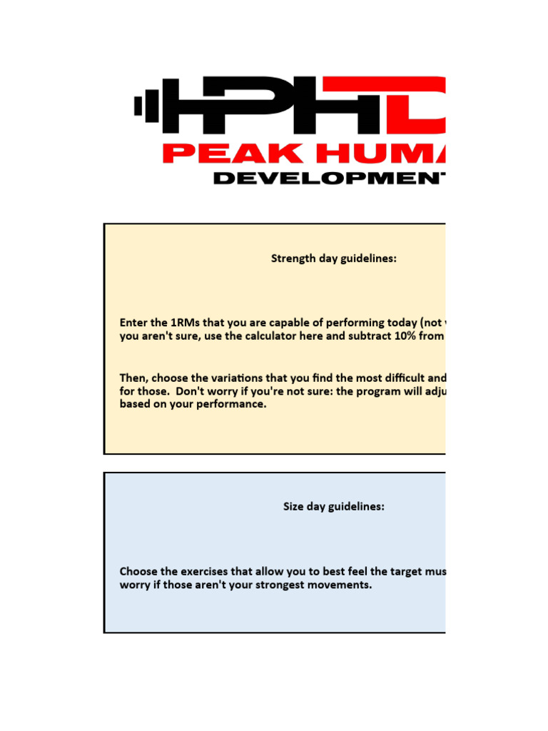 PR Program | PDF | Musculoskeletal System | Weight Training