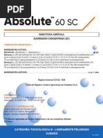 Ficha Tecnica Velfosato | PDF | Absorción (Química) | Agua