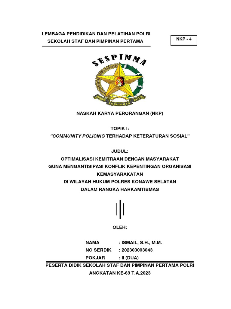 NKP 4 Ismail Pok Ii | PDF
