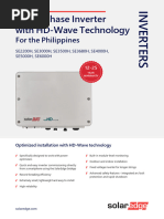 Se Three Phase Inverter With Synergy Technology 220v 230v Datasheet | PDF | Power Inverter ...