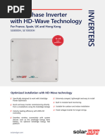 Datasheet Inversor 100kW | PDF | Power Inverter | Alternating Current