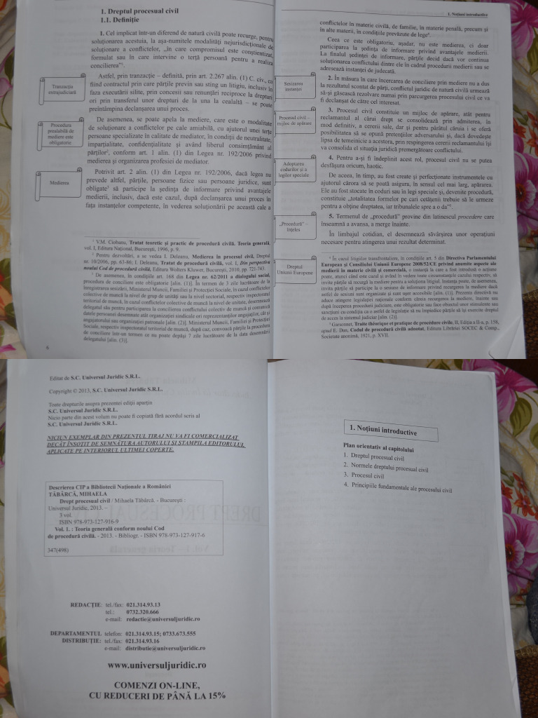 Fileshare - Procedura Civila Mihaela Tabarca Vol.1 | PDF