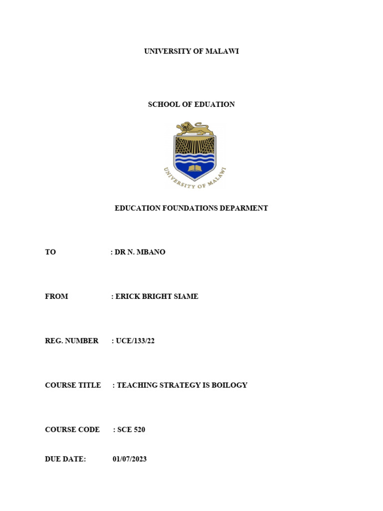 Biology Teaching Strategies Revision Guide | PDF | Vegetables | Plants