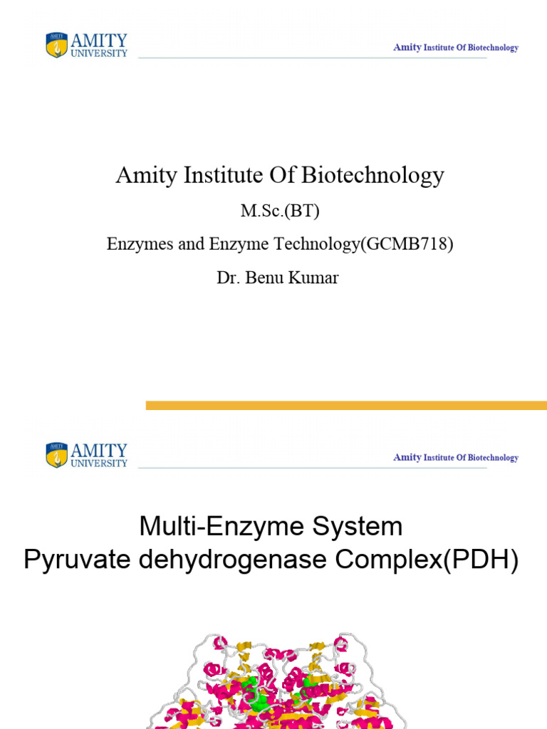 5) PPT On Mechanism of Action of Pyruvate Dehydrogenase Complex (PDH ...