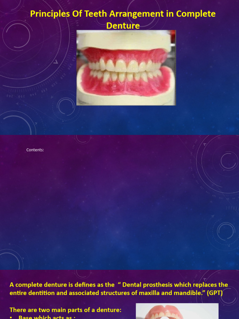 Teeth Arrangement | PDF | Tooth | Human Head And Neck