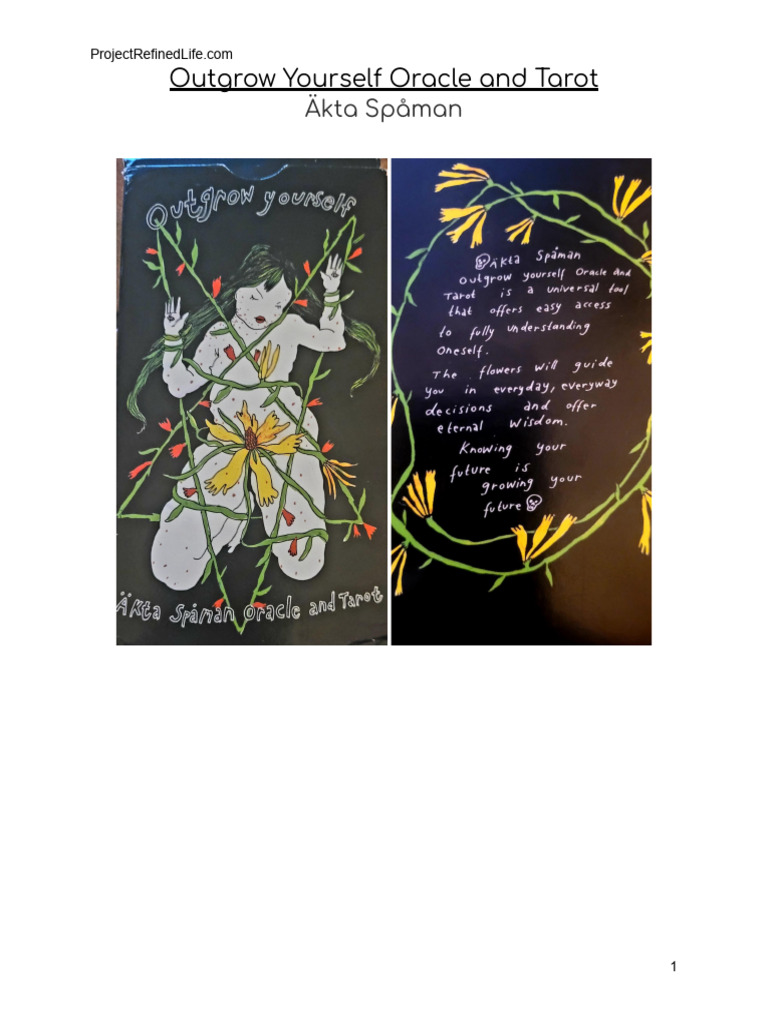 Outgrow Yourself Oracle and Tarot | PDF | Law | Home & Garden