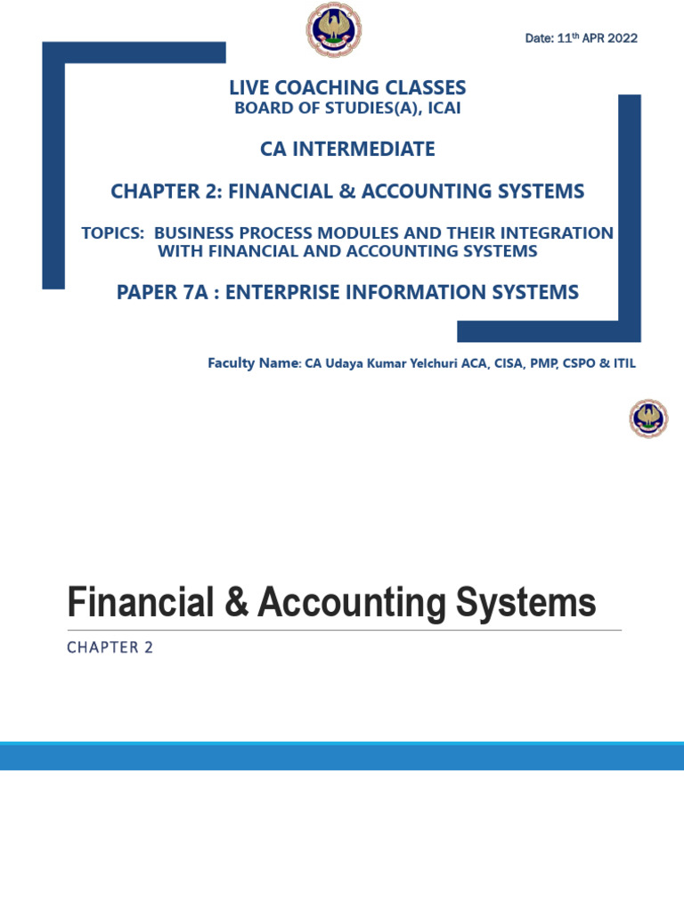 CA Uday Kumar Yelchuri Chapter2 Day 2 1649657868 | PDF | Customer Relationship Management ...