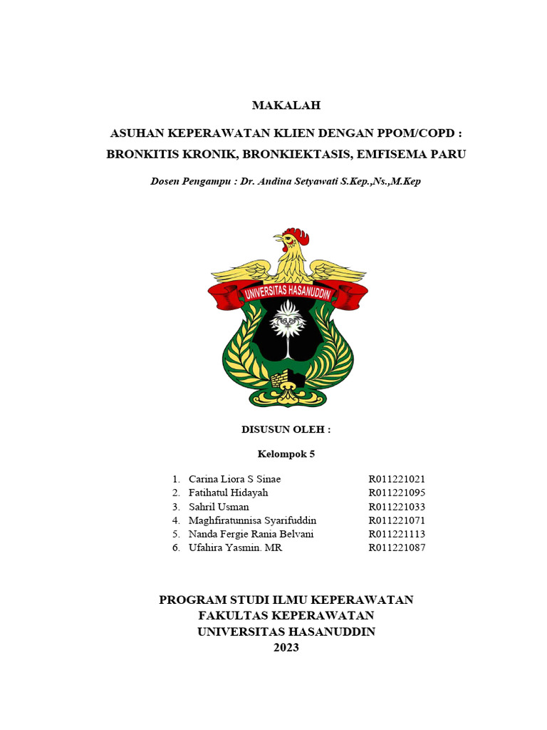 Asuhan Keperawatan PPOM/COPD | PDF