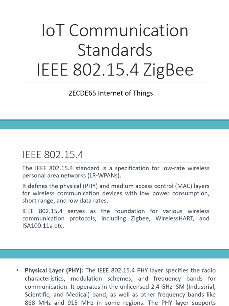 Iot Zigbee Pdf I Pv6 Computer Network