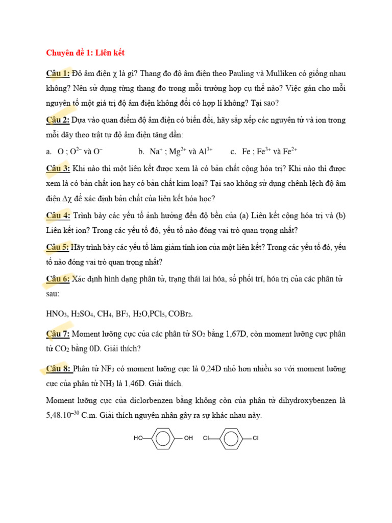 BTLT Chương 1 Liên Kết | PDF