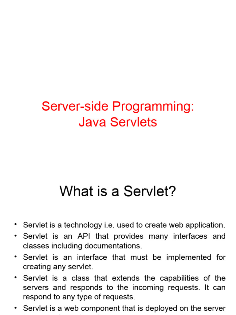 Understanding Java Servlets Basics | PDF | Http Cookie | Networking