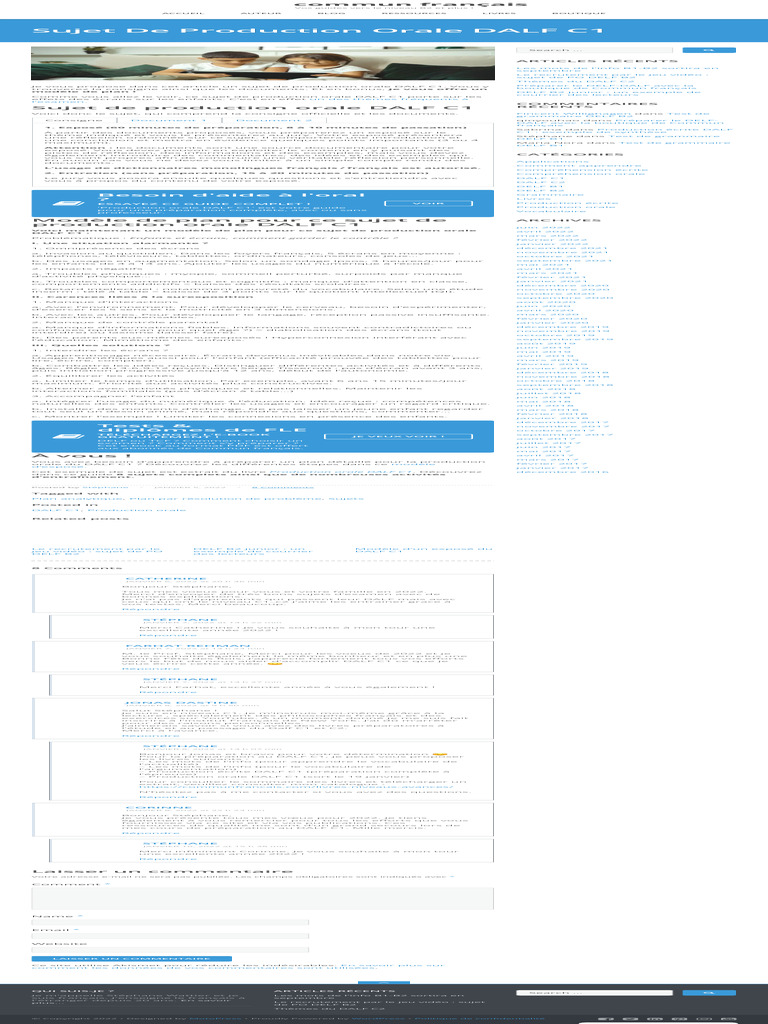Optimisation SEO pour le DALF C1 | PDF | Ordinateurs
