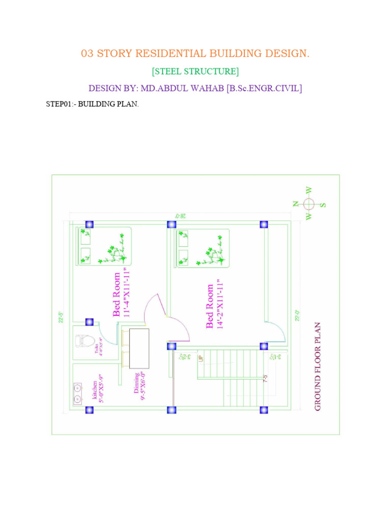 03 Story Residential Building Design | PDF