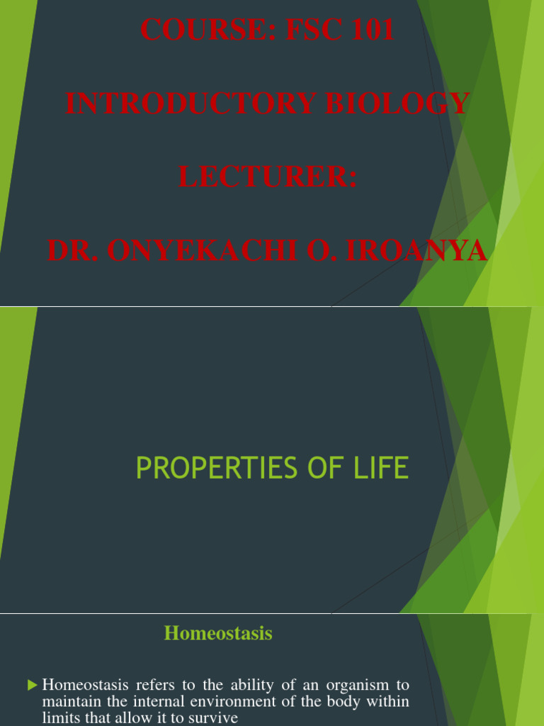 Properties of Life - Reproduction, Homeostasis, Irritability Etc | PDF | Sexual Reproduction ...