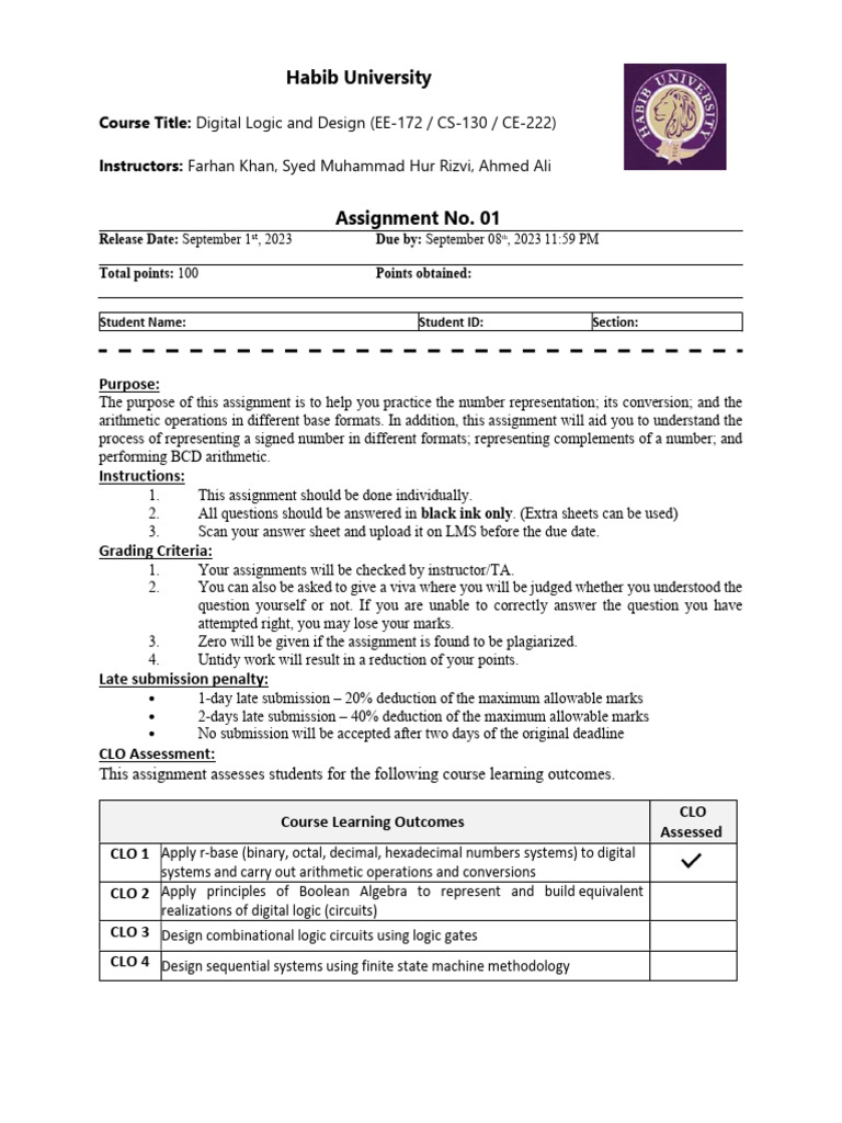 DLD Homework-1-1 | PDF | Binary Coded Decimal | Arithmetic