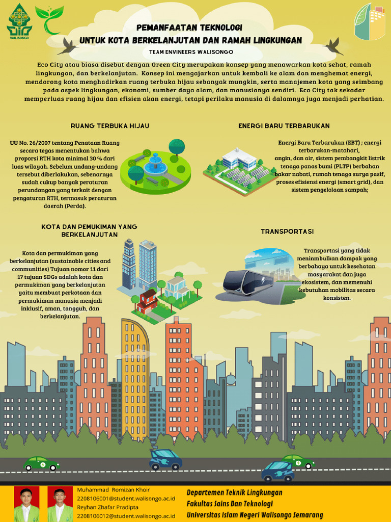 Poster Mahasiswa - Envineers Walisongo - UIN Walisongo | PDF